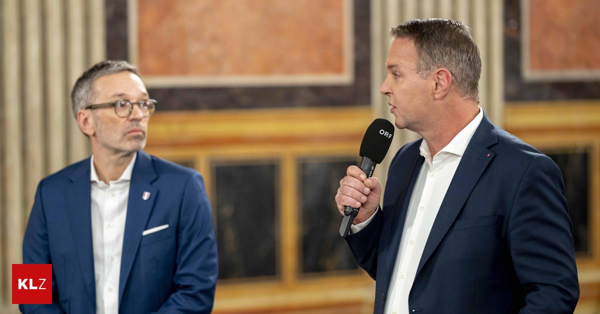 Reaktionen auf Regierungsbildungsauftrag: Kickl sieht „Schlag ins Gesicht“, Babler zu Gesprächen ...